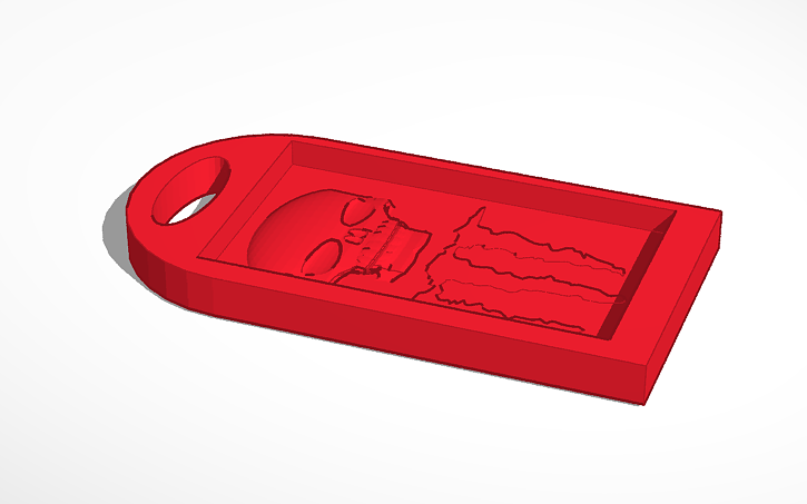 3D design keychain - Tinkercad