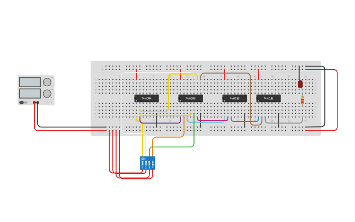Circuit design ELEVATOR SYSTEM - Tinkercad