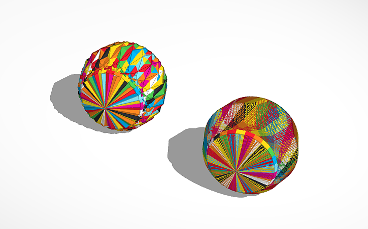 3D design Tinkerflash spiked ball pattern - Tinkercad