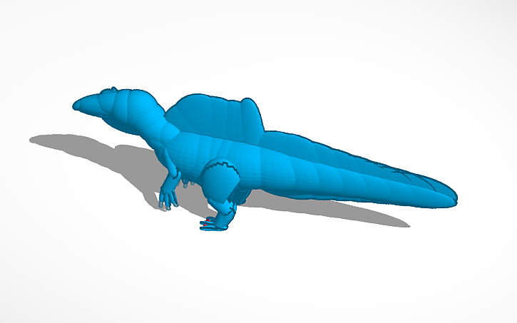 3D design Spinosaurus test - Tinkercad