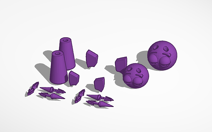 3D design 3d printable durple from sprunki - Tinkercad