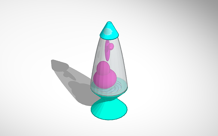 3D design Lava Lamp - Tinkercad