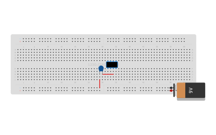 Circuit design Tutorial 1 - Breadboard Basics - Tinkercad