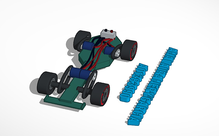 3D design chasis car robot - Tinkercad