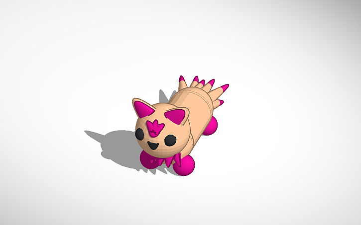 3D design Kitsune (Adopt Me Roblox) - Tinkercad