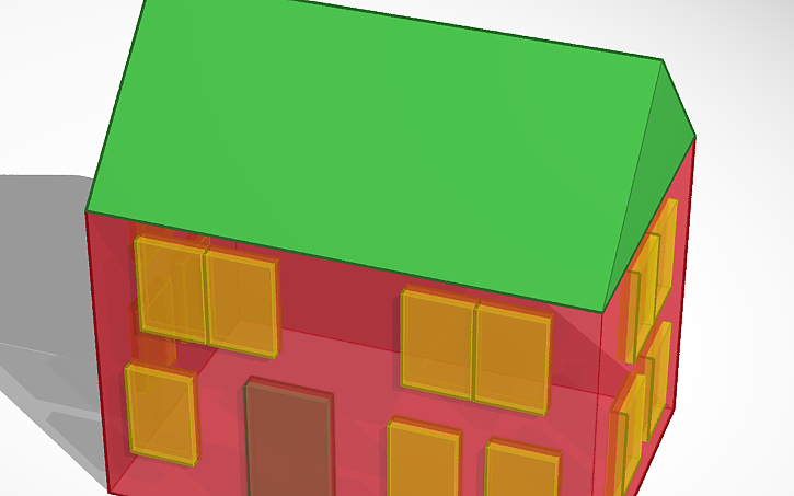 3D design Simple House - Tinkercad