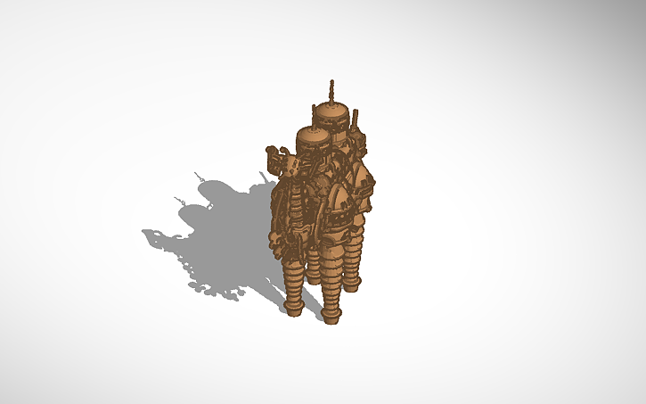 3D design Divine Beast Vah Naboris - Tinkercad