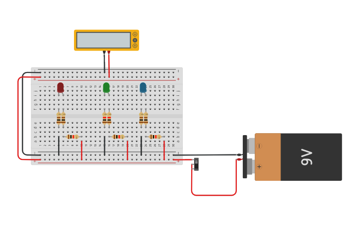 Circuit Design Rgb Led Breadboard Circuit Tinkercad