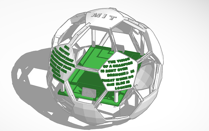 3D design Soccer Ball - Tinkercad