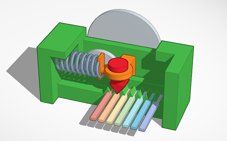 3D design COIN READER DETECTOR - Tinkercad