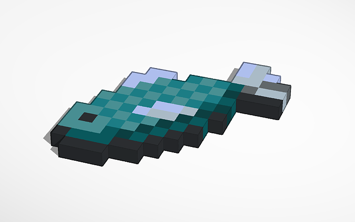 3D design minecraft fish - Tinkercad