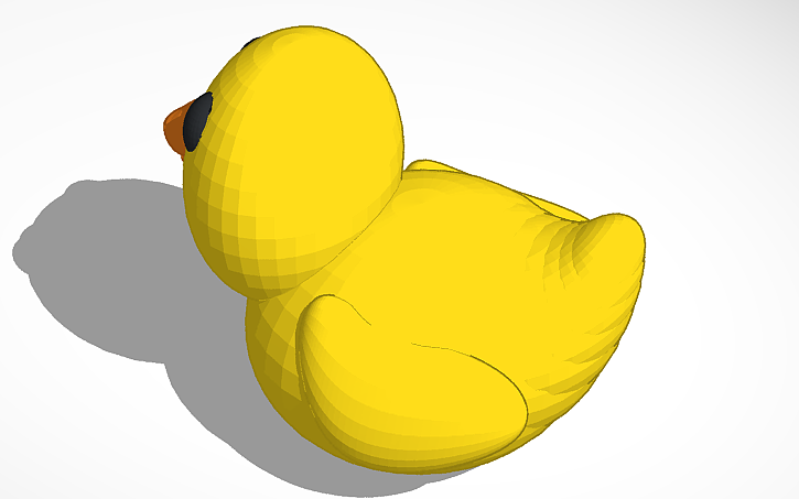 3D design duck - Tinkercad