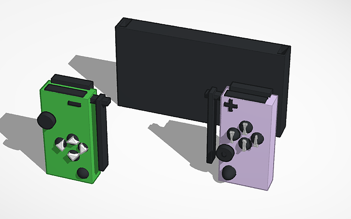 3D design switch unit 2 - Tinkercad