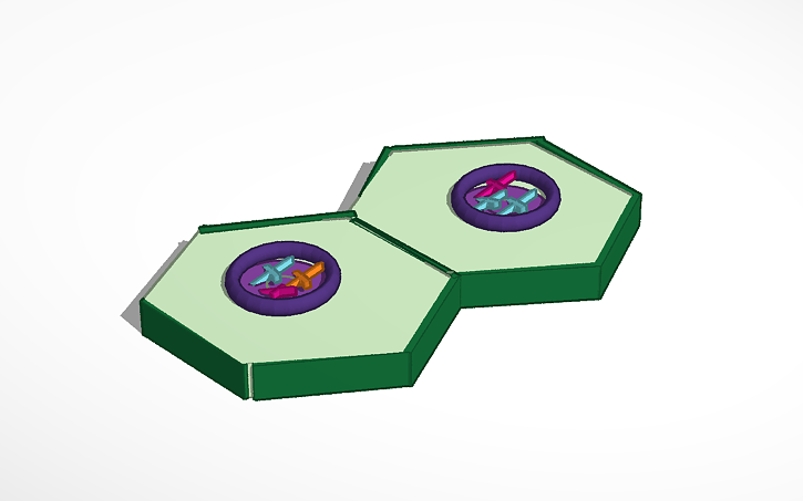 3D design Cell Mitosis: Cytokenisis - Tinkercad