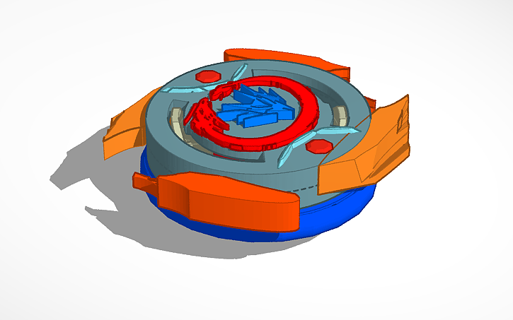 3D design beyblade project - Tinkercad