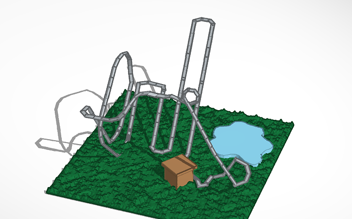 3D design Roller Coaster - Tinkercad