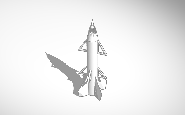 3D design Rocket - Tinkercad