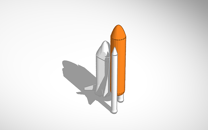 3D design Space Shuttle - Tinkercad