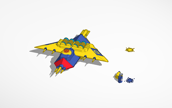 3D design Custom Alliance color scheme for the Firebird - Tinkercad