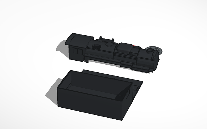 3D design Trackmaster ATSF 3751 Kit - Tinkercad
