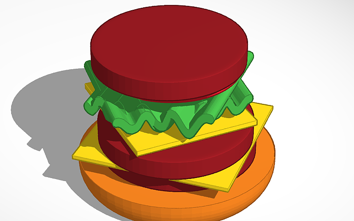 3D design Food - Tinkercad