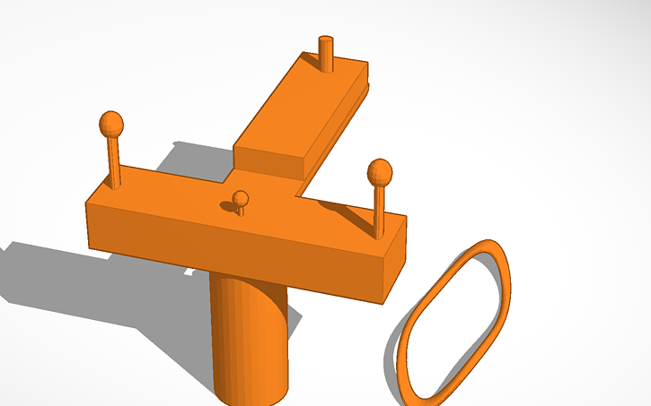 3D design sling shot - Tinkercad