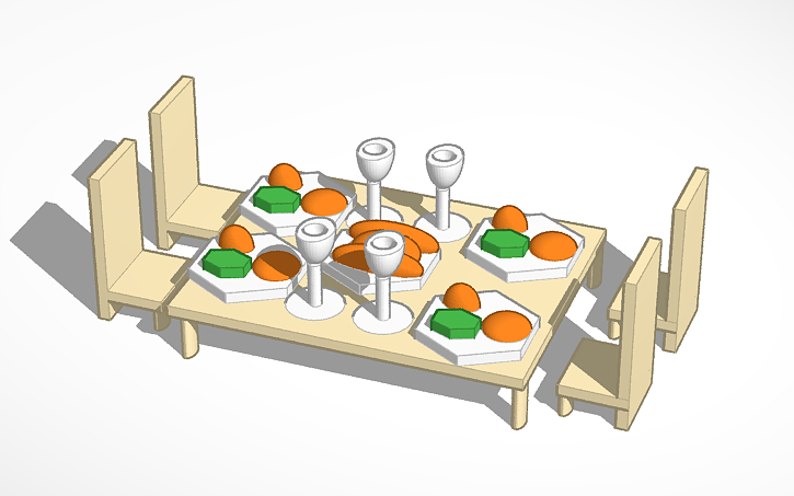 3D design table - Tinkercad