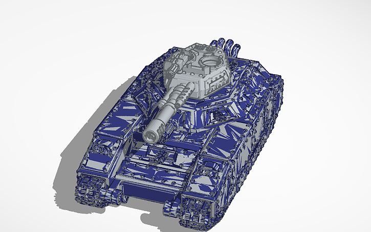 3D design Futuristic/ Sci-FI Tank - Tinkercad