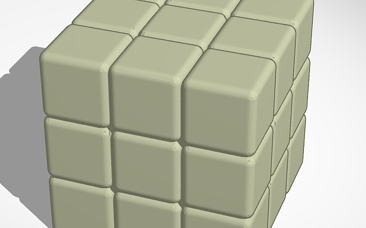 3D design PRINT IN PLACE WORKING RUBIK'S/MAGIC CUBE!!! - Tinkercad