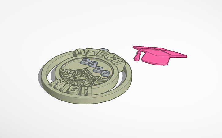 3D design SENIOR MEDAL - Tinkercad