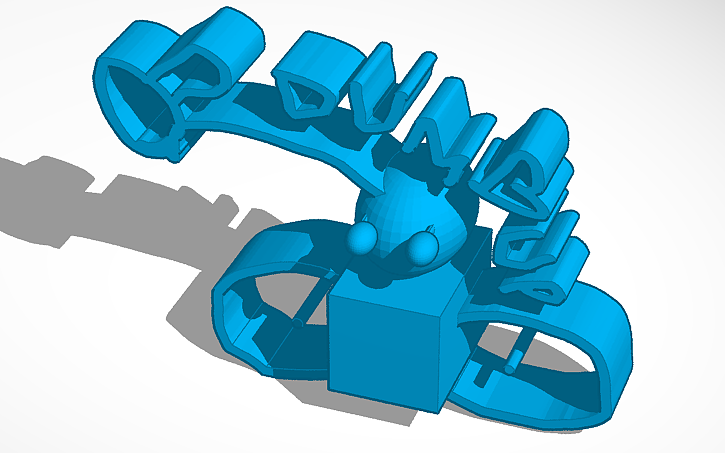 3D design dumb up - Tinkercad