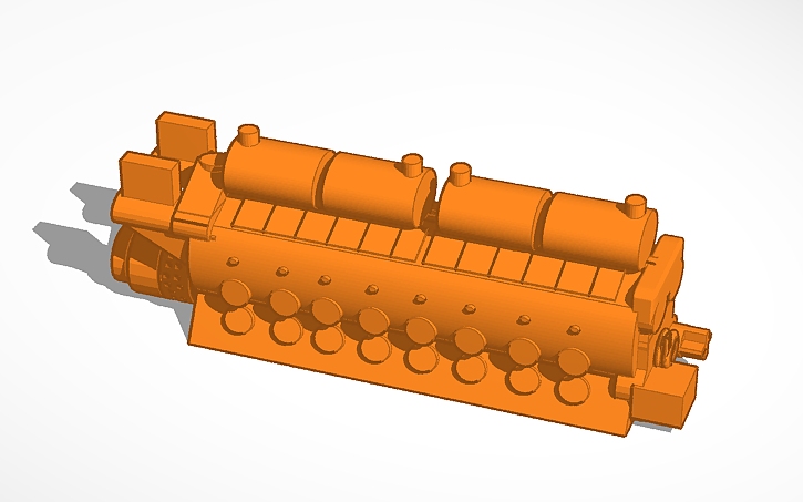 3D design EMD 567 V3 - Tinkercad