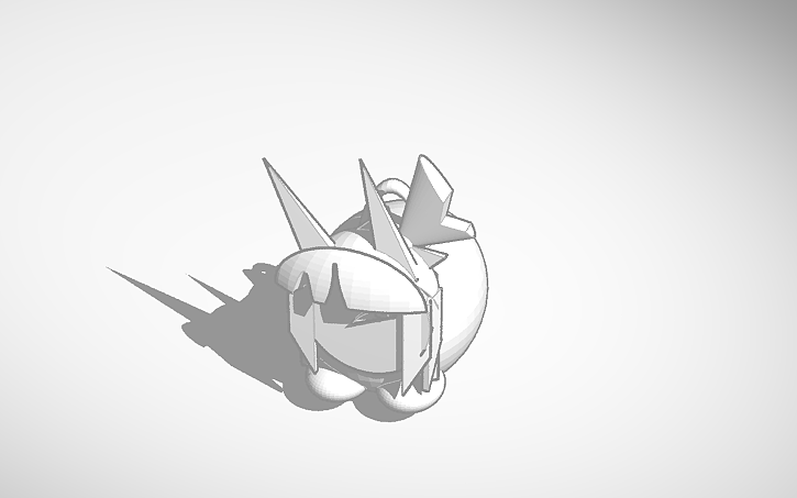 3D design Miss Bloomie Keychain FPE - Tinkercad