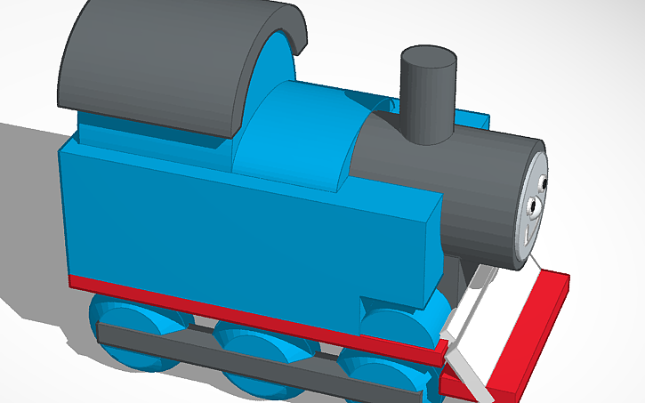3D design thomas the tank engine - Tinkercad