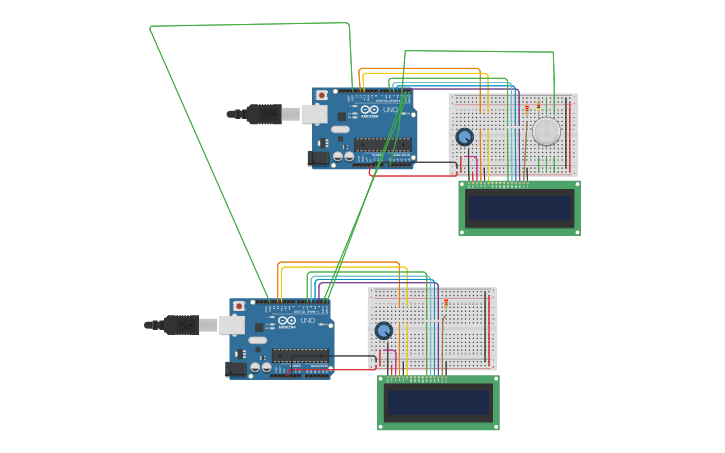 Circuit design gas sensor - Tinkercad