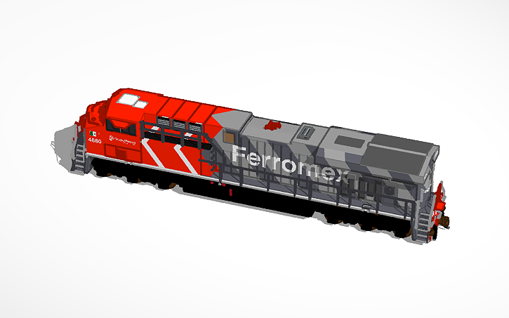 3D design Ferromex ES44AC 4660 V2 - Tinkercad