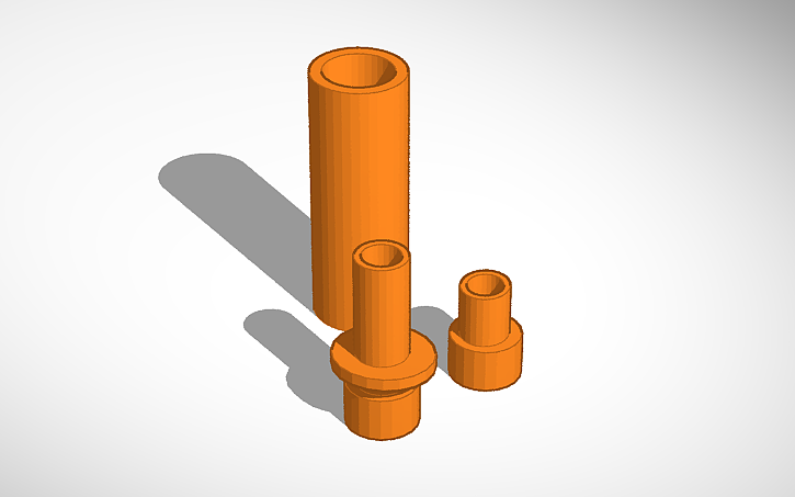 3D design life straw - Tinkercad