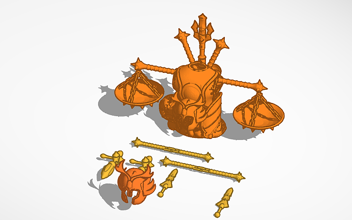 3D design Libra cloth - Tinkercad