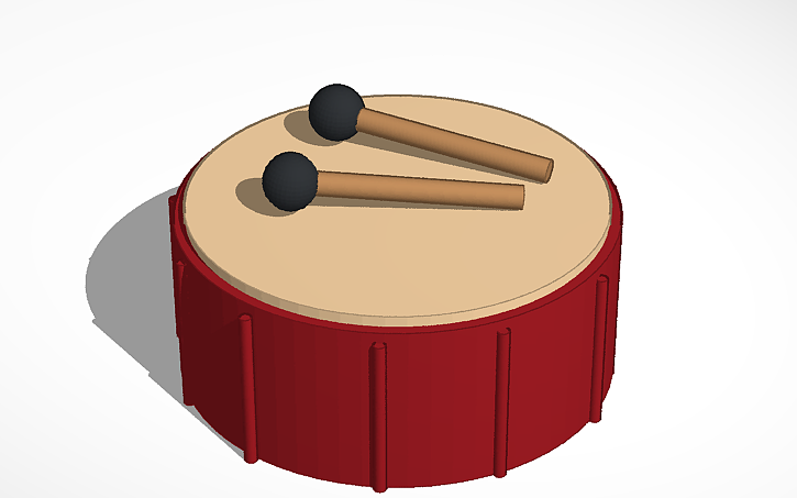 3D design trommel - Tinkercad