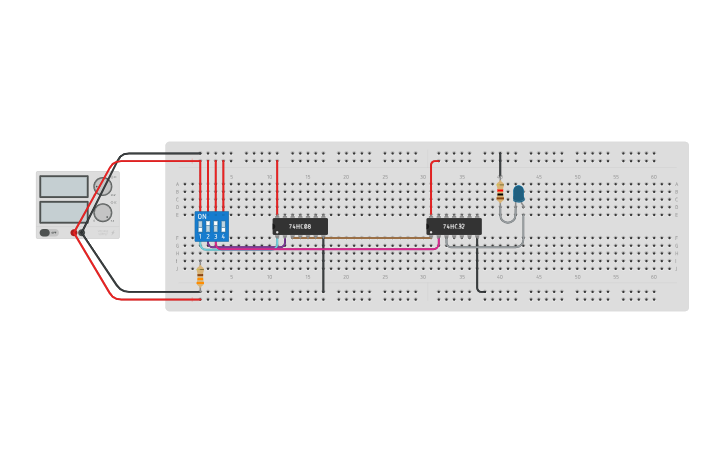 Circuit design aaron, mapa de kanaough - Tinkercad