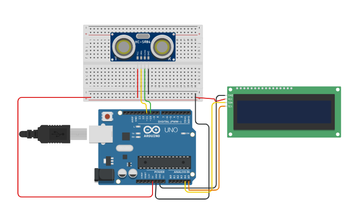Circuit design 592_Practical_5b - Tinkercad