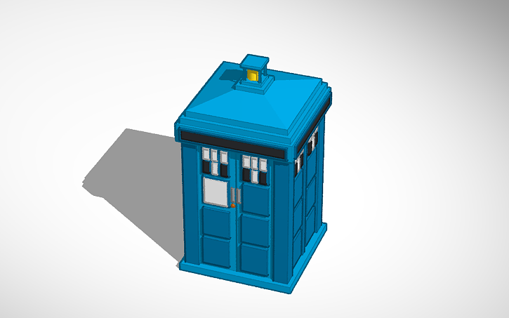 3D design Blue Box - Tinkercad