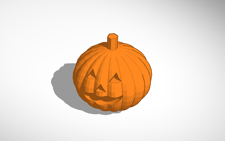 3D design Pumpkin - Tinkercad