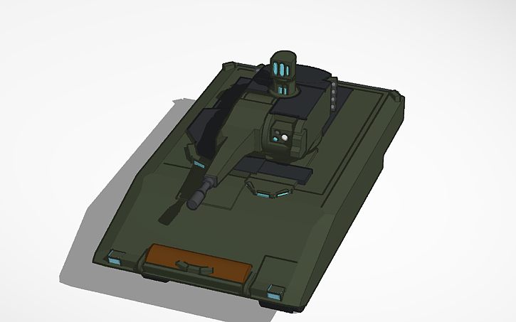 3D design RC Tank (Keyboard controlled) - Tinkercad