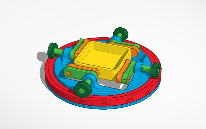 3D design Tray Lifter CHEAT - SIM LAB - Tinkercad