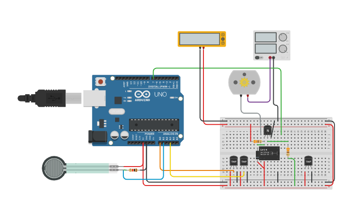 Circuit design Copy of solar heating system Controller - Tinkercad