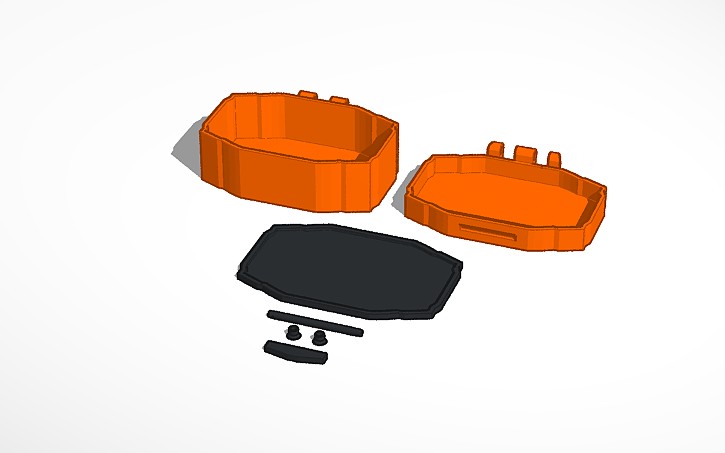 3D design HINGED BOX - Tinkercad