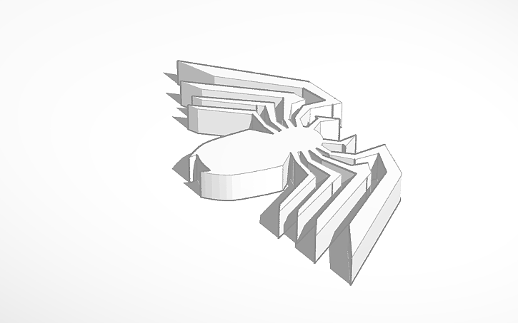 3D design Venom Logo - Tinkercad