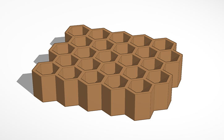 3D design HoneyComb - Tinkercad
