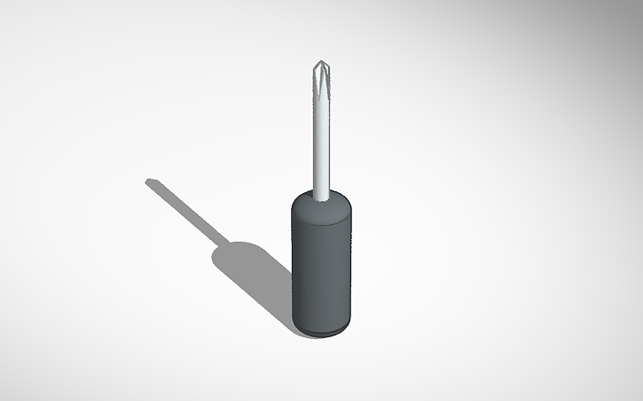 3D design Screw driver - Tinkercad